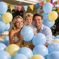 110pcs Pastel Blue Balloon 12 Inch, Pastel Blue Latex Balloons for ...