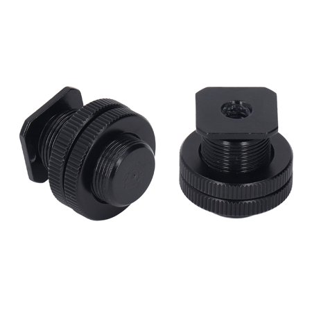 LAFGUR 2pcs Microphone Stand Mount Converter Screw 5/8 To 1/4 Thread ...