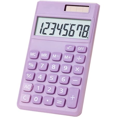 Solar Powered Standard Function Calculator Pocket Size Calculator Mini ...