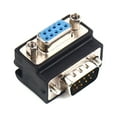 High RS232 DB9pin Male Female Converter Adapter 232 DP9 Coupler 90 Degree Elbow - Walmart.com