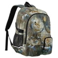 DIXRUYEE Celestial Ivory Roses Backpack for School 14”Laptop Compatible ...