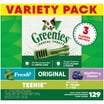 Greenies Regular Natural Dental Care Dog Treats, 36 Oz Variety Pack, 3 ...