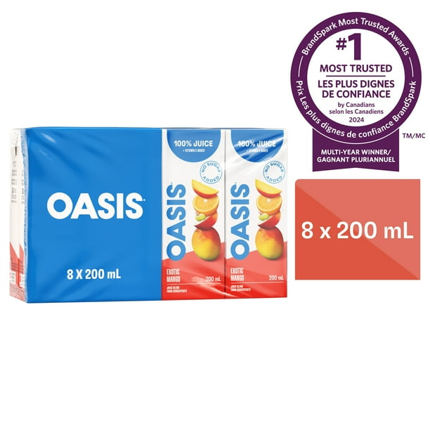 Boîtes de jus de mangue exotique 8 x 200 ML - Walmart.ca