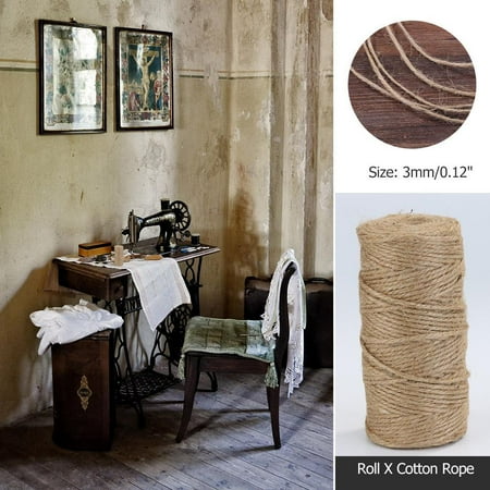 Clairlio 100m/roll Natural Hemp Rope Jute Twine Burlap String Wrapping ...