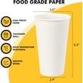 12 oz Hot Paper Coffee Cups [300 Pack], Disposable Coffee Cups 12 oz ...