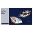 Chrome Projection Headlight W/ LED Position Light For 2013-2021 ...