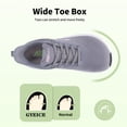 GYEICE Wide Toe Box Women Slip on Walking Shoes Arch Support Orthotic ...