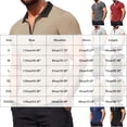 BSDJILFG Half Zip Golf Shirts for Men Business Casual Top Color Blocked ...