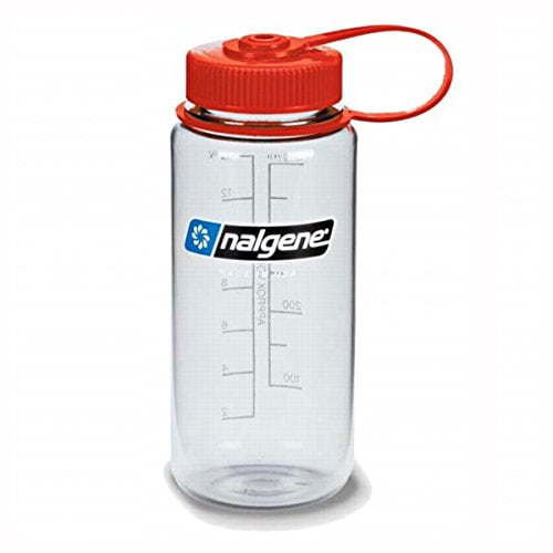 Nalgene W/M 16oz Bottle (Clear/Red Lid, 16 oz) - Walmart.com