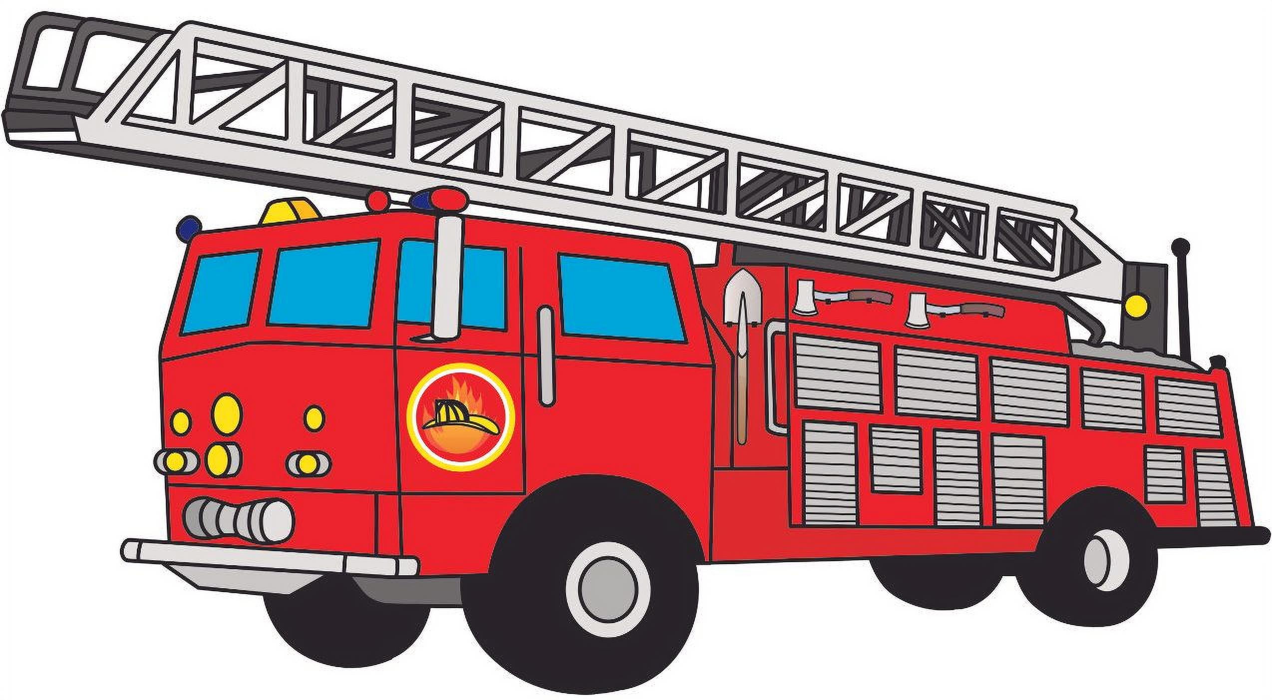 Cartoon Fire Truck Drawings