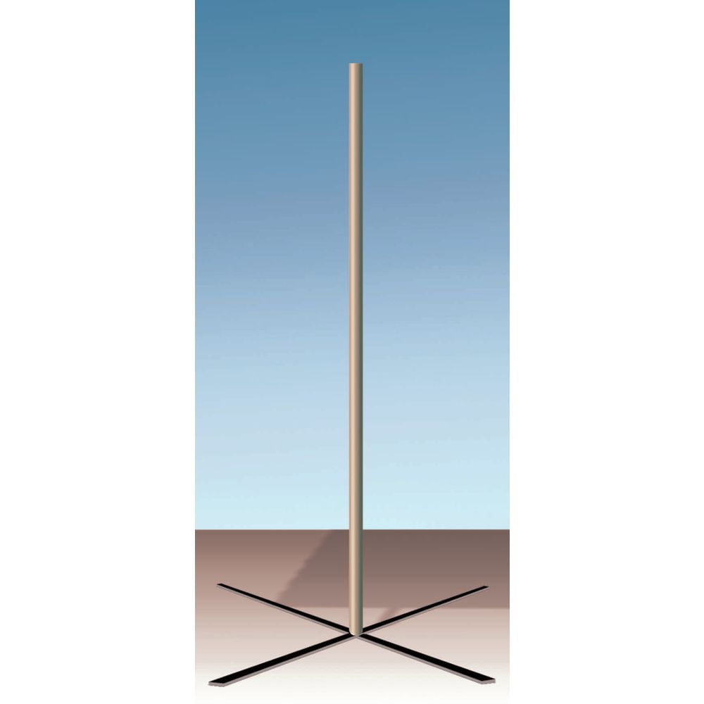 Silver Metal E-Z Banner Stand - 81"H - Walmart.com