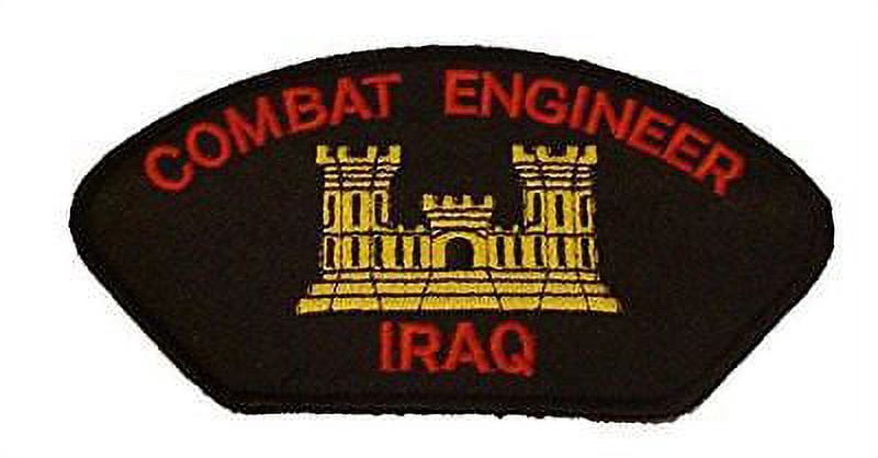 US ARMY COMBAT ENGINEER IRAQI FREEDOM OIF VET PATCH W/ CASTLE BRANCH ...