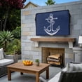 Coastal Anchor Outdoor TV Cover 52 to 55 inch Nautical Knot Navy Blue ...