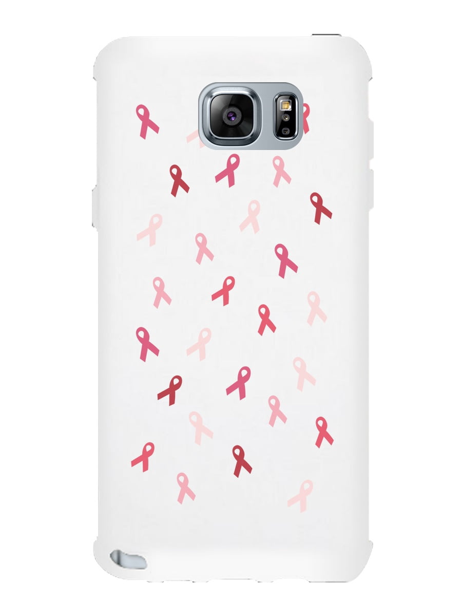 Breast Cancer Ribbon Pattern White Phone Case - Walmart.com