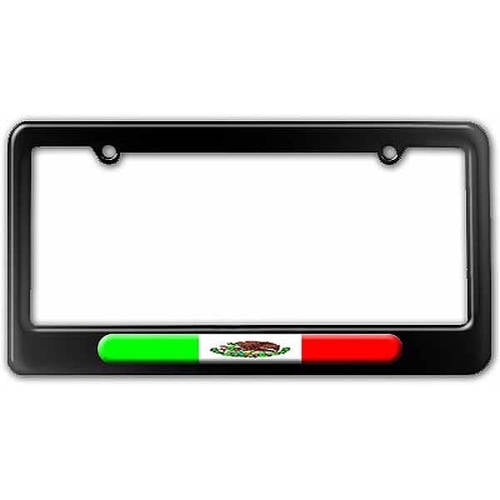 Mexican Flag, Mexico License Plate Tag Frame, Multiple Colors - Walmart.com