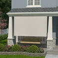 Coolaroo 96" x 72" Crank Operated Beige Roller Sun Shade - Walmart.com