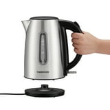 Farberware Stainless Steel 1.7 Liter Electric Tea Kettle, Silver ...