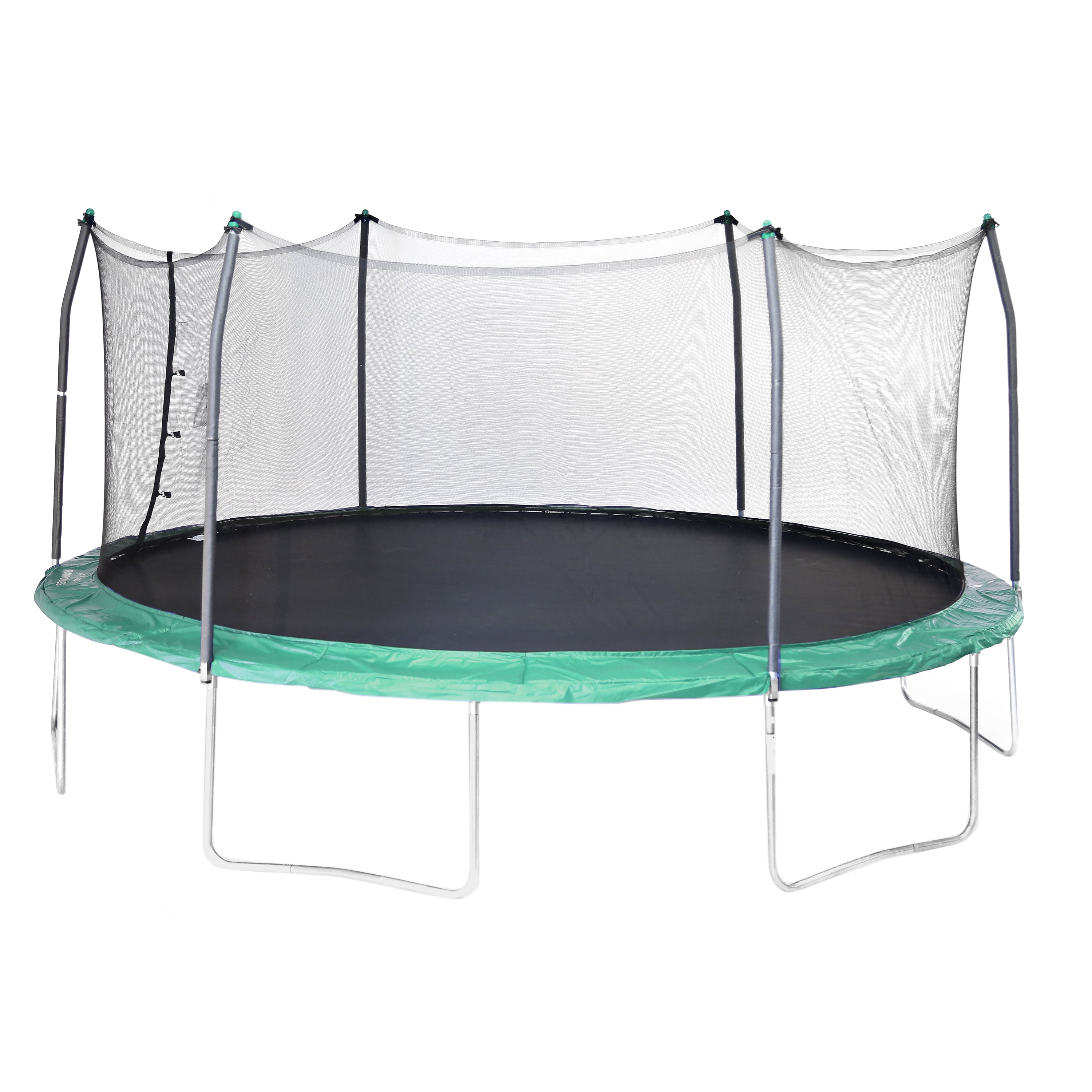 Skywalker Trampolines Oval 17 Foot Trampoline With Enclosure Green