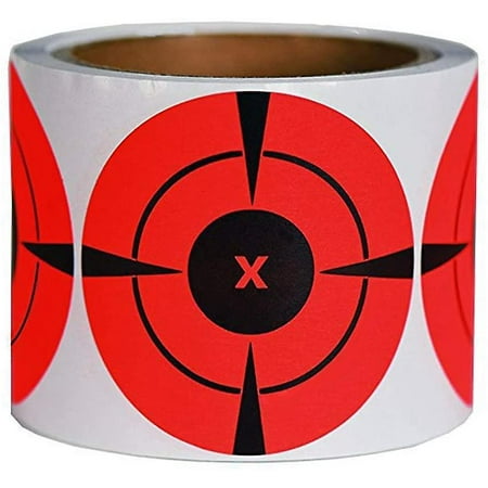 Target Sticker Roll, Self Adhesive Shooting Targets, Bright Fluorescent ...
