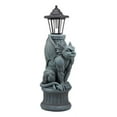"Ebros Exclusive Gothic Gargoyle Statue, 20"" Tall, with Solar LED ...