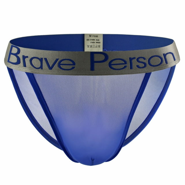 Mizok Mens Jockstrap Ice Silk Jock Strap Sexy Mesh Breathable Underwear