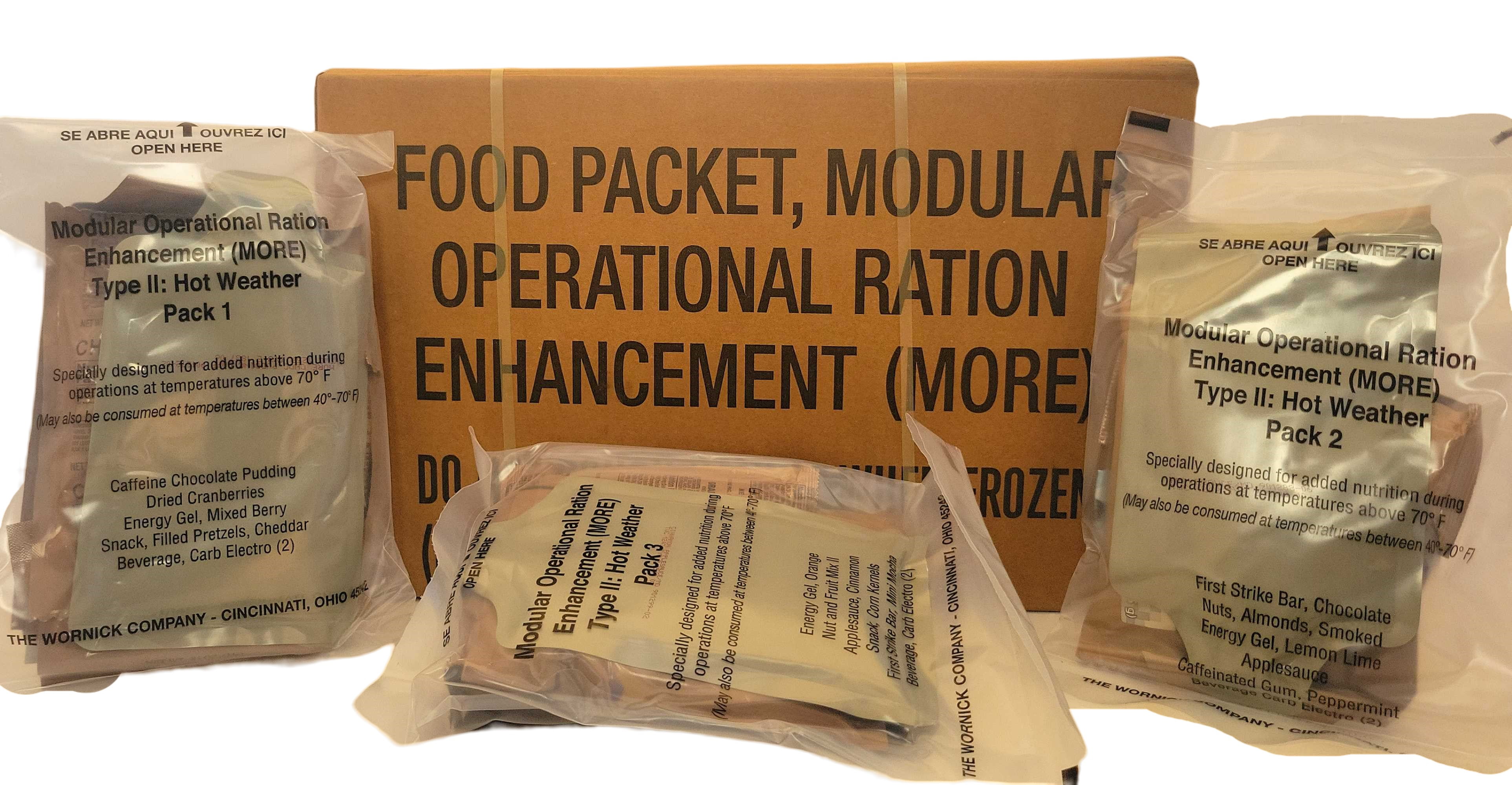 Case of MORE [Modular Operational Ration Enhancement] Ration Supplement ...