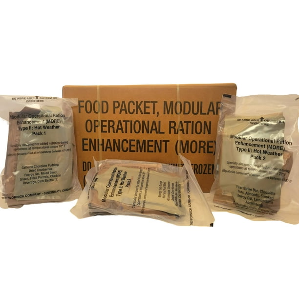 Case of MORE [Modular Operational Ration Enhancement] Ration Supplement ...