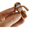 48pcs Bendable Tiny Sloth Animal Fidget Toys, Party Favors, Prizes, Egg ...
