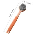 Xcxyan Cleaning Brush Soft Non Scraping Pot Plastic Long Handle