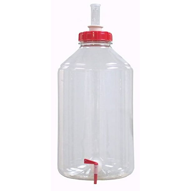 Fermonster 7 Gallon Wide Mouth Plastic Fermenter with Spigot, Stopper ...