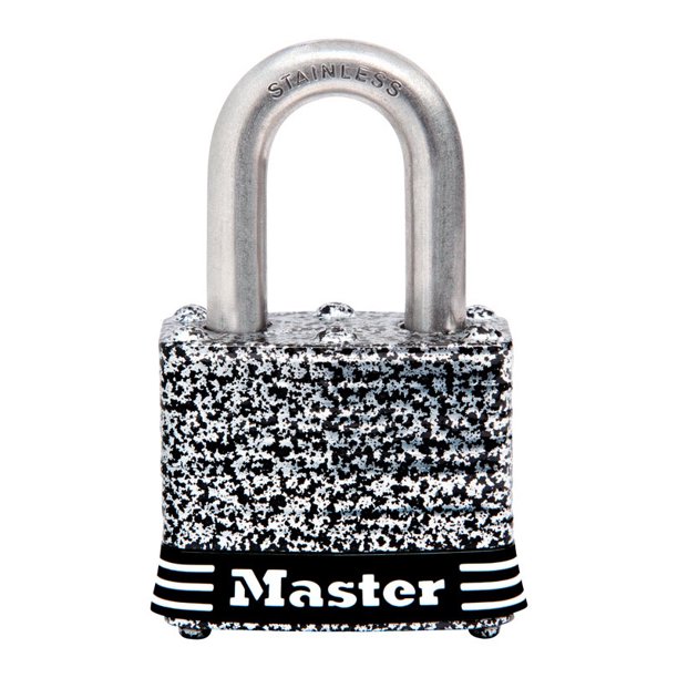 Master Lock 1.5" W Steel 4-Pin Tumbler Padlock 1 pk Keyed Alike ...
