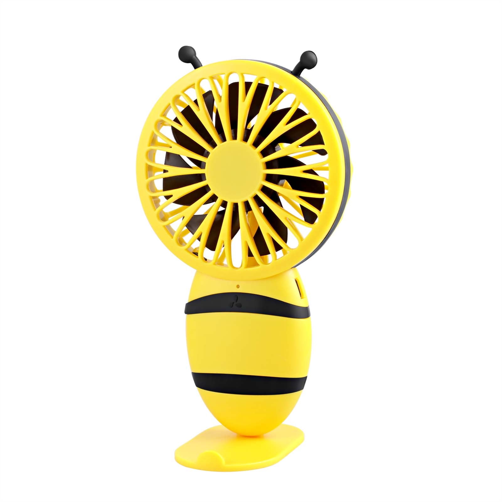 Wovilon Portable Fan Desk Fan Small Fan Mini Fan Cartoon Handheld Small ...