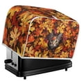 SEANATIVE Thanksgiving Fall Toaster Cover Bread Machine Cover Fits for ...
