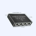 EcoVerve Etherne T Gigabit Network Splitter RJ45 1 To 4 1000/100Mbps ...