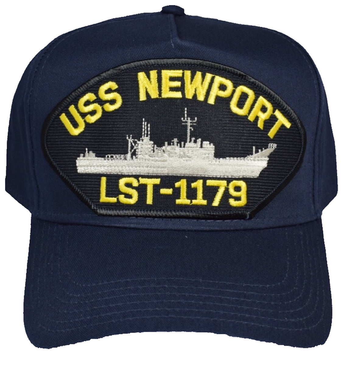 USS NEWPORT LST-1179 HAT - NAVY BLUE - Veteran Owned Business - Walmart.com