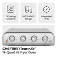 Chefman Multifunctional Air Fryer Toaster Oven - 19 Quart, 7-in-1 ...
