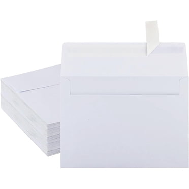 Walmart 100 Pack #10 Brown Envelopes, Gummed Seal, for Mailing ...
