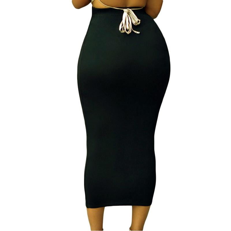 Click here for Sylvamorning Women Pencil Skirt Elastic Waist Maxi... prices
