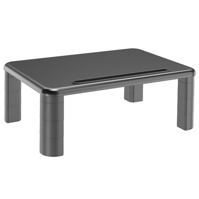 1 Pack 3 Height Adjustable Computer Monitor Stand Riser with Phone ...