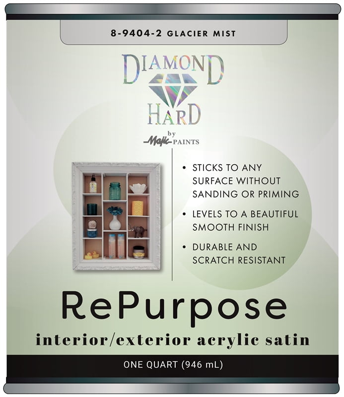 Diamond Hard RePurpose Paint, Quart, Glacier Mist - Walmart.com