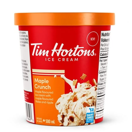 TIM HORTONS MAPLE CRUNCH ICE CREAM 500ML | Walmart Canada
