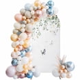 6FT Arch Backdrop Covers, Eucalyptus Wedding Arch Cover Stretchy ...
