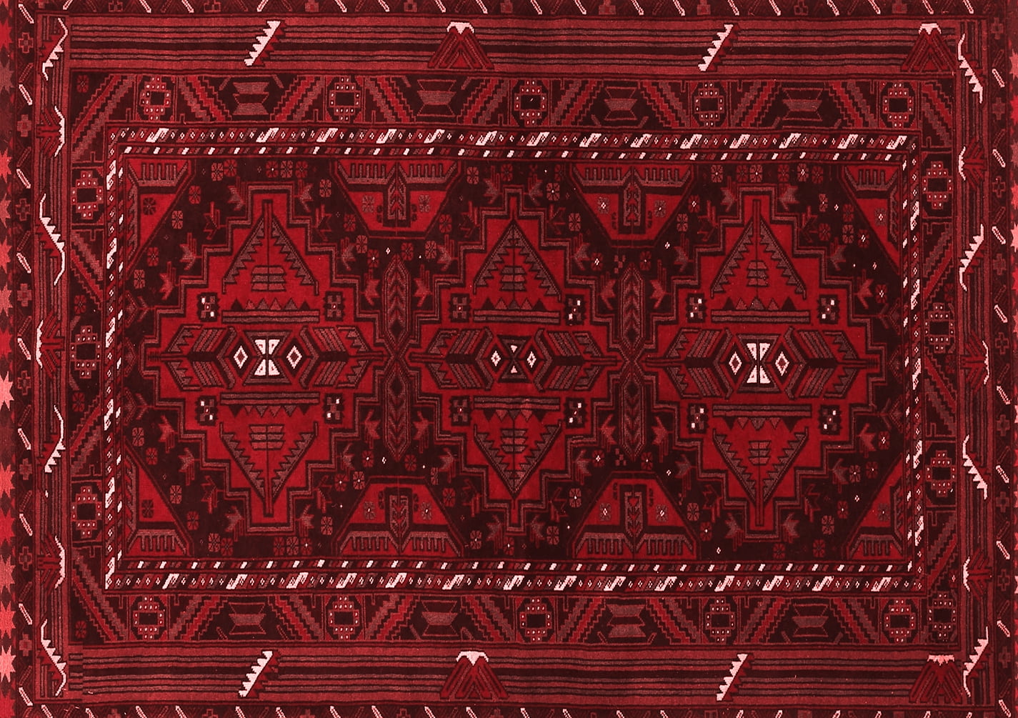 Ahgly Company Indoor Rectangle Persian Red Traditional Area Rugs, 2' x ...