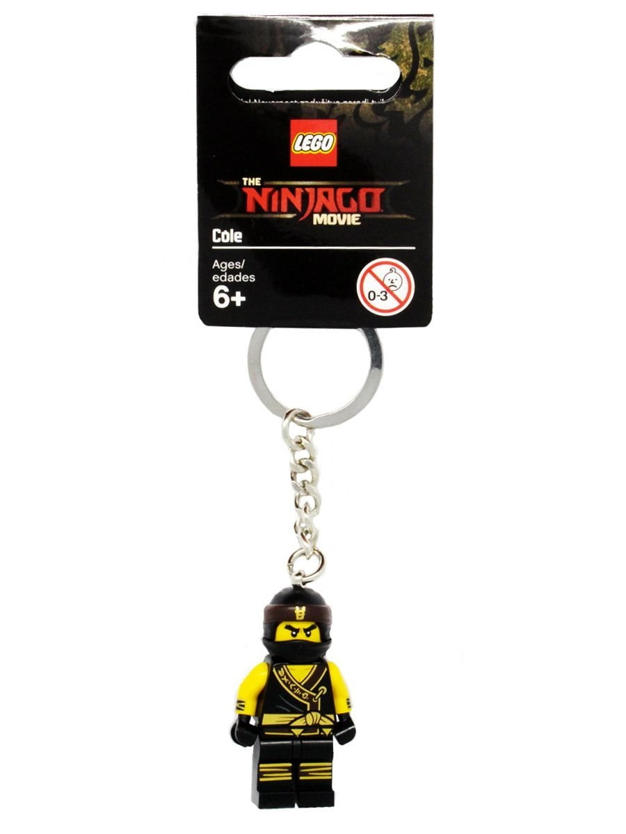 LEGO - Lego Ninjago Cole Minifigure Keychain 853697 - Walmart.com ...