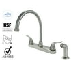 Lead Free Two-Handle Kitchen Faucet, Chrome - Walmart.com