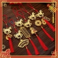 12 Pcs Chinese New Year Decorations 2026 Horse Feng Shui Lucky Charms ...