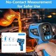 Infrared Thermometer Temperature Gun -40℉ to 2462℉, 30:1 High Temp ...