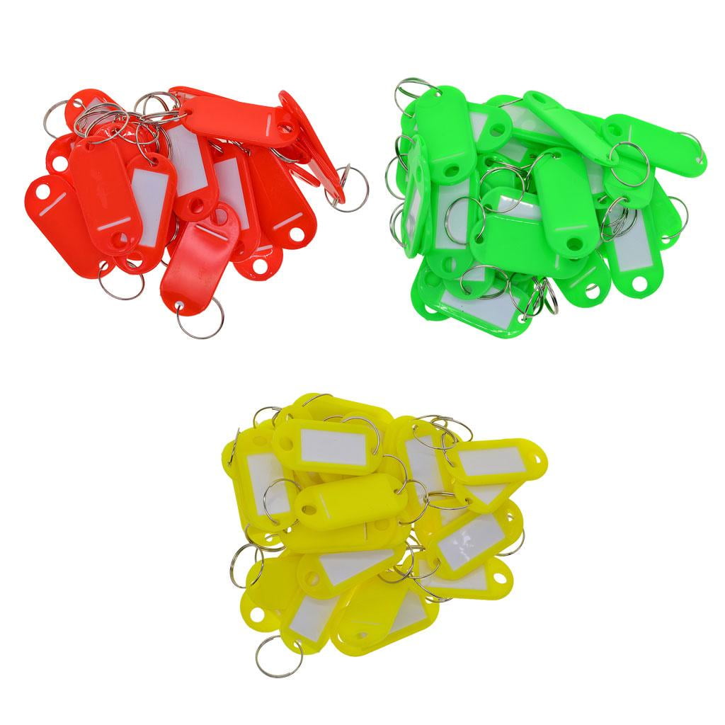 150Pcs Etiquetas Plásticas Colores Plásticos Con Los Insertos Del Papel ...