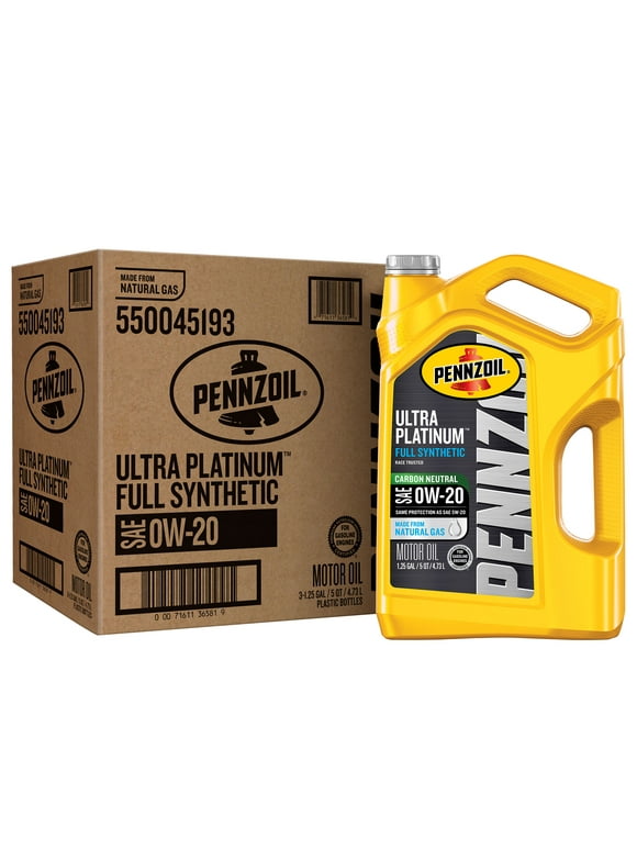 Pennzoil Ultra Platinum 0W-20 in Pennzoil - Walmart.com