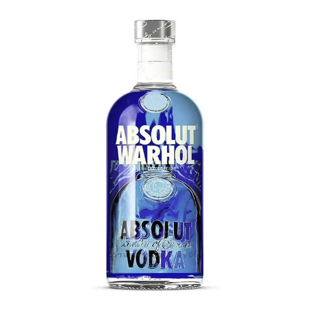 Pack de 12 Vodka Absolut Azul Edic Warhol 750 ml | Walmart en línea